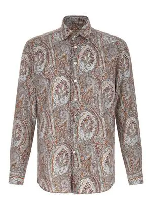 Etro Etro Men Floral Paisley Shirt Multicolor