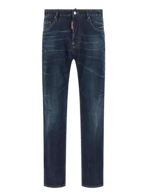 Dsquared2 642 Cotton Denim Jeans - Blue