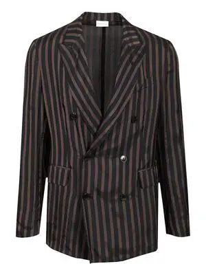 Dries Van Noten Unstructured Cupro Blazer - Blue