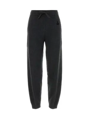 Isabel Marant Étoile Slate Cotton Blend Kira Joggers - Gray