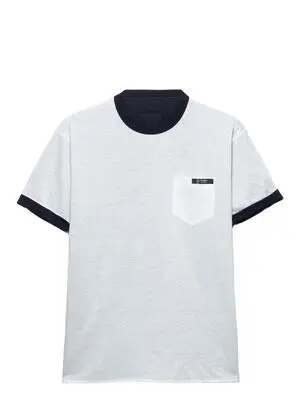 Prada Prada Men Reversible Cotton T-Shirt Multicolor