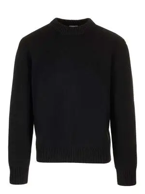 Bottega Veneta Wool Crew Neck Sweater - Black