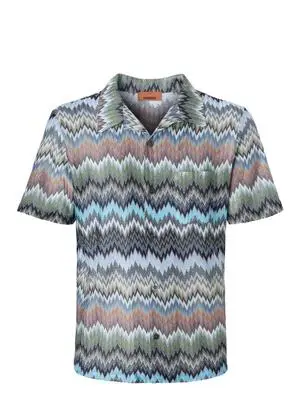 Missoni Short-sleeved Zigzag Shirt - Multicolor