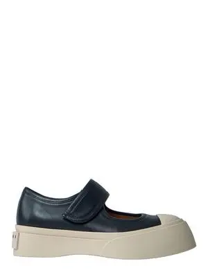 Marni Leather Mary Jane Platform Shoes - Black