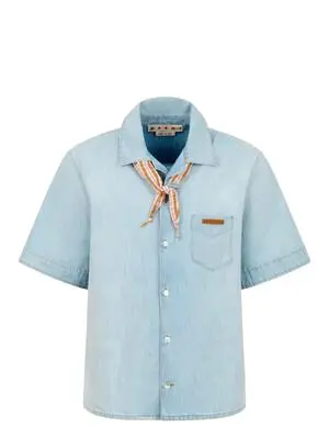 Marni Shirt With Pocket - Blue