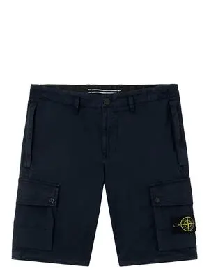 Stone Island Organic Cotton Cargo Shorts - Multicolor