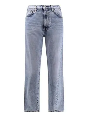 TOTEME TOTEME Twisted Seam Organic Cotton Jeans Multicolor