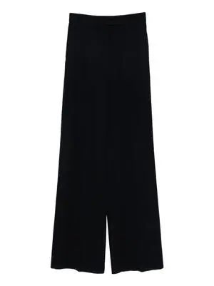 Max Mara Wide Leg Wool Trousers - Multicolor