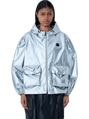 Moncler Ylang Bomber Jacket - Silver