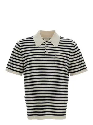 A.p.c. Eliot Striped Polo Shirt - Multicolor