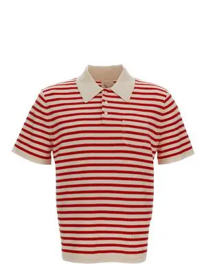 A.p.c. Eliot Striped Polo Shirt - Multicolor