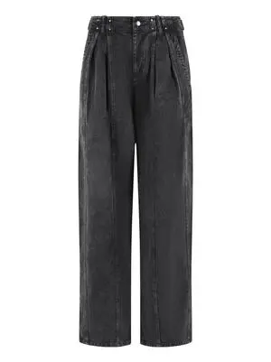 Isabel Marant Étoile Ireme Denim Workwear Pants - Black