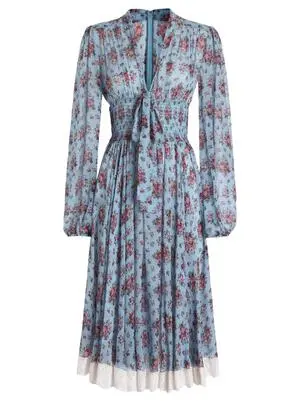 Dolce & Gabbana Floral Silk Dress - Multicolor