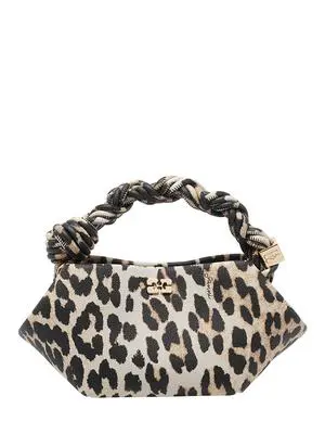 GANNI Mini Leopard Print Bag - Multicolor