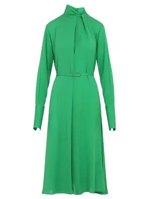 TOM FORD Washed Silk Midi Dress - Green