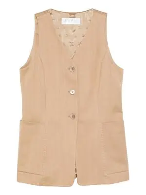Max Mara Cotton Vest - Multicolor
