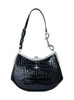 VIVIENNE WESTWOOD Charm Frame Shoulder Bag - Black