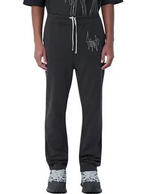 Moncler Rick Owens Elasticated Waist Drawstring Pants - Gray