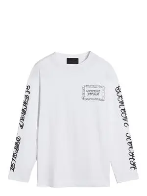 Simone Rocha Pillowcase" Logo Print Long Sleeve T-shirt - Multicolor