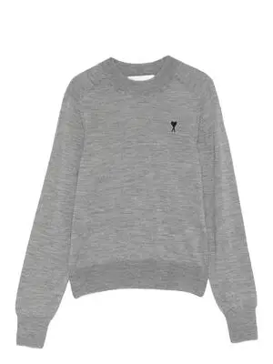 AMI Paris De Coeur Wool Sweater - Multicolor
