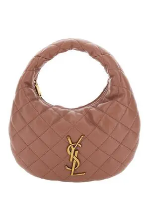 Saint Laurent SAINT LAURENT Icare Quilted Leather Handbag Pink