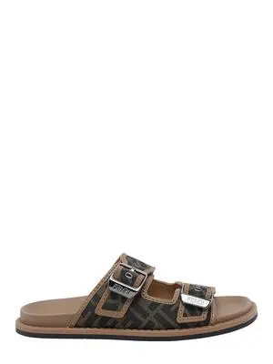 FENDI FENDI FF Logo Sandals