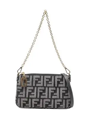 Fendi Ff Motif Mini Bag - Blue