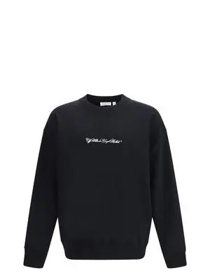 Off-White Script Arrow Crewneck Sweatshirt - Black