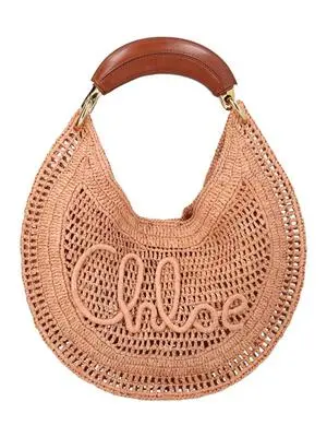 Chloé Raffia Hobo Bag - Pink