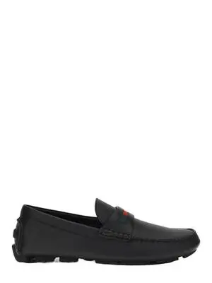 Gucci GUCCI Leather Horsebit Loafers Multicolor