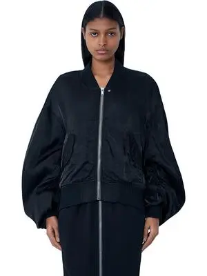 Rick Owens Oversized Bomber Jacket - Black