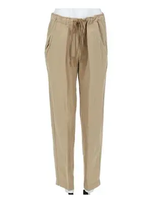 Isabel Marant Étoile ISABEL MARANT "Sharony" Linen & Silk Trousers Cream