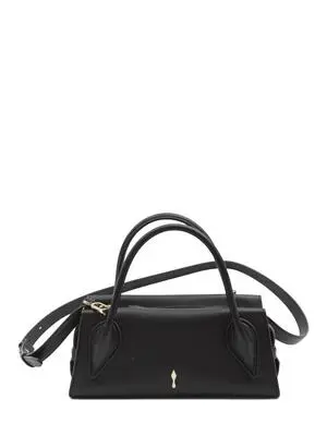 CHRISTIAN LOUBOUTIN Christian Louboutin Black Calfskin Handbag Black