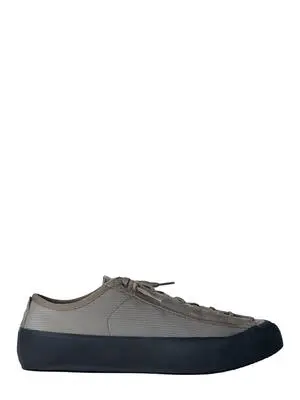 Stone Island Mesh Low-top Sneakers With Suede Trims - Brown