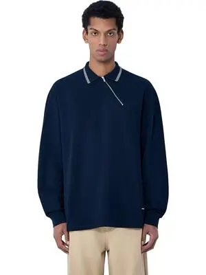 Miu Miu Half-zip Polo Shirt - Blue