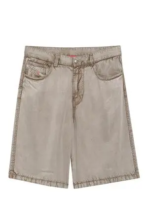 DIESEL® Viscose Bermuda Shorts - Cream