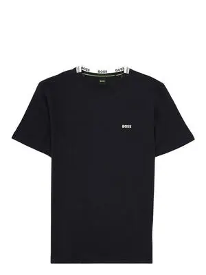 BOSS Boss Men T-Shirt Con Logo Blue