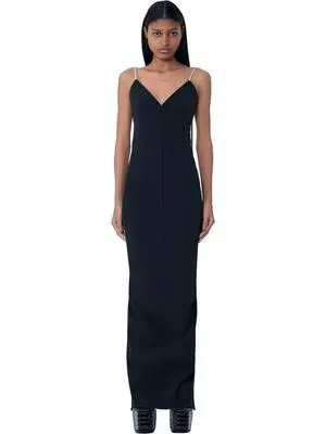 RICK OWENS RICK OWENS Spaghetti Strap Column Dress
