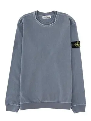 Stone Island Patch Logo Sweatshirt - Gray