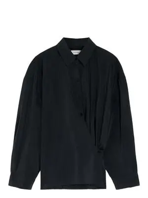 LEMAIRE Silk Shirt With Twisted Detail - Multicolor