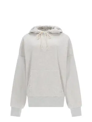 GOLDEN GOOSE Star Hoodie With Drawstring - Gray