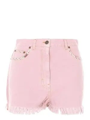 Valentino Garavani Denim Hot Pants - Pink