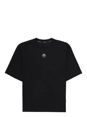 MARINE SERRE T-shirt In Jersey - Black