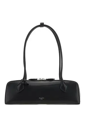 Alaïa Leather Tote Bag - Black