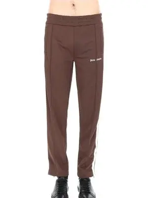 Palm Angels Pantalone Track Classic Logo - Brown
