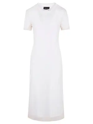 Simone Rocha Layered Dress With Embroidered Details - White
