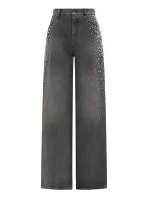 GOLDEN GOOSE Melody Boyfriend Jeans - Gray