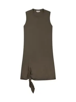JW Anderson Mini Dress With Knot Detail - Green
