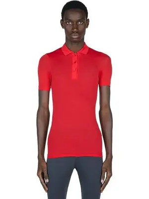 Raf Simons Stocking Polo Top - Red