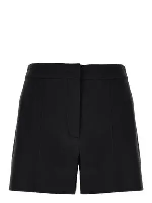 Sportmax Buono Wool Tailored Shorts - Black